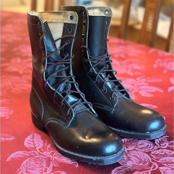 Shoes | Mens Vintage Genesco Military Boots Combat Post Vietnam War ...